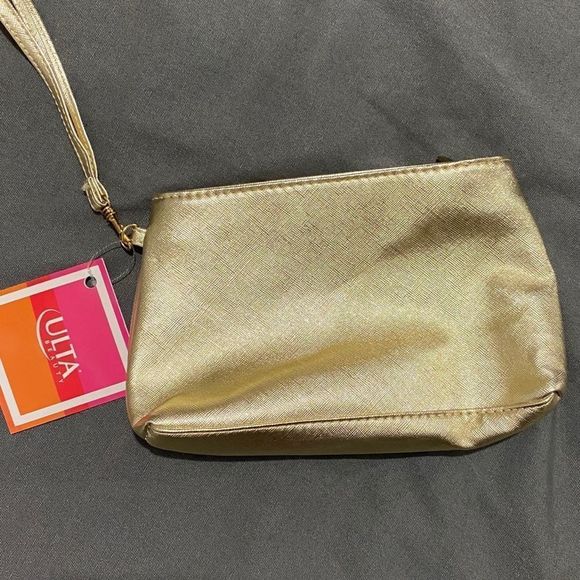 Ulta Beauty | Makeup | Nwtgold Ulta Beauty Makeup Bag | Poshmark